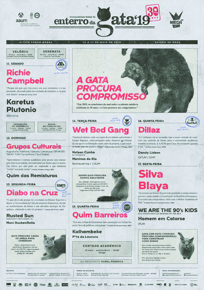 Enterro da Gata comemora 30 anos - Revista Minha